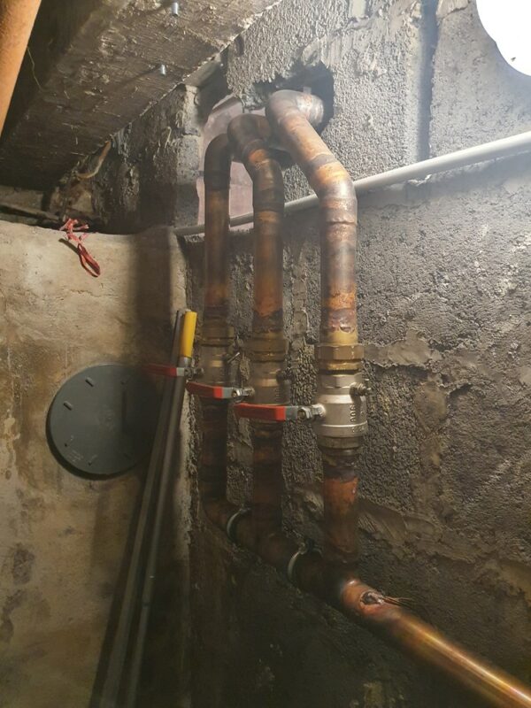 Réfection de colonnes d'eau - Plomberie Bergues